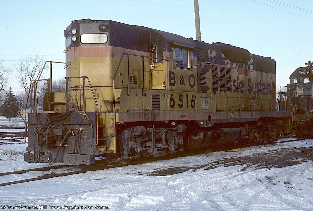 B&O GP9 6516